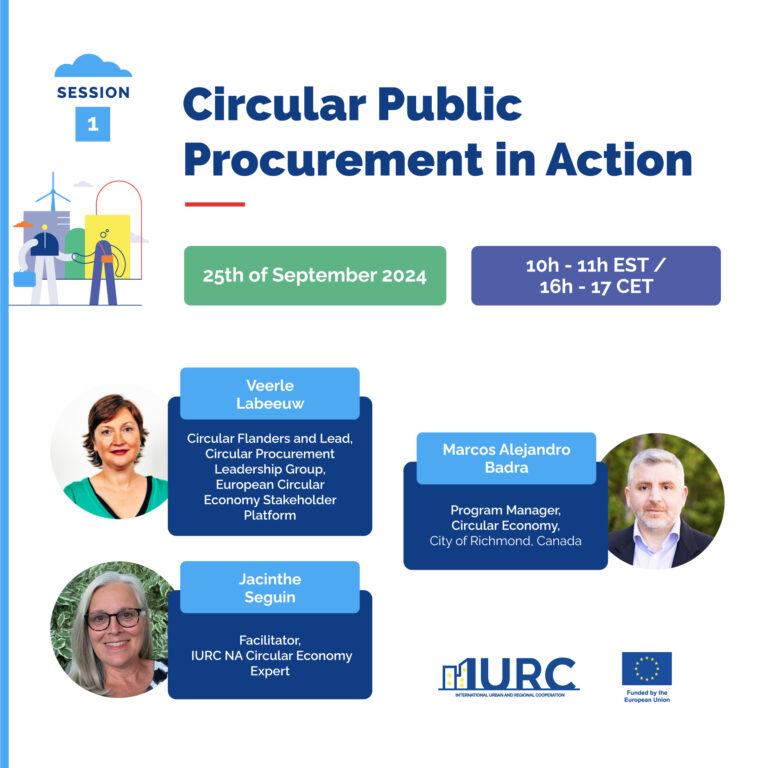 Circular Procurement in Action – International Urban and Regional ...